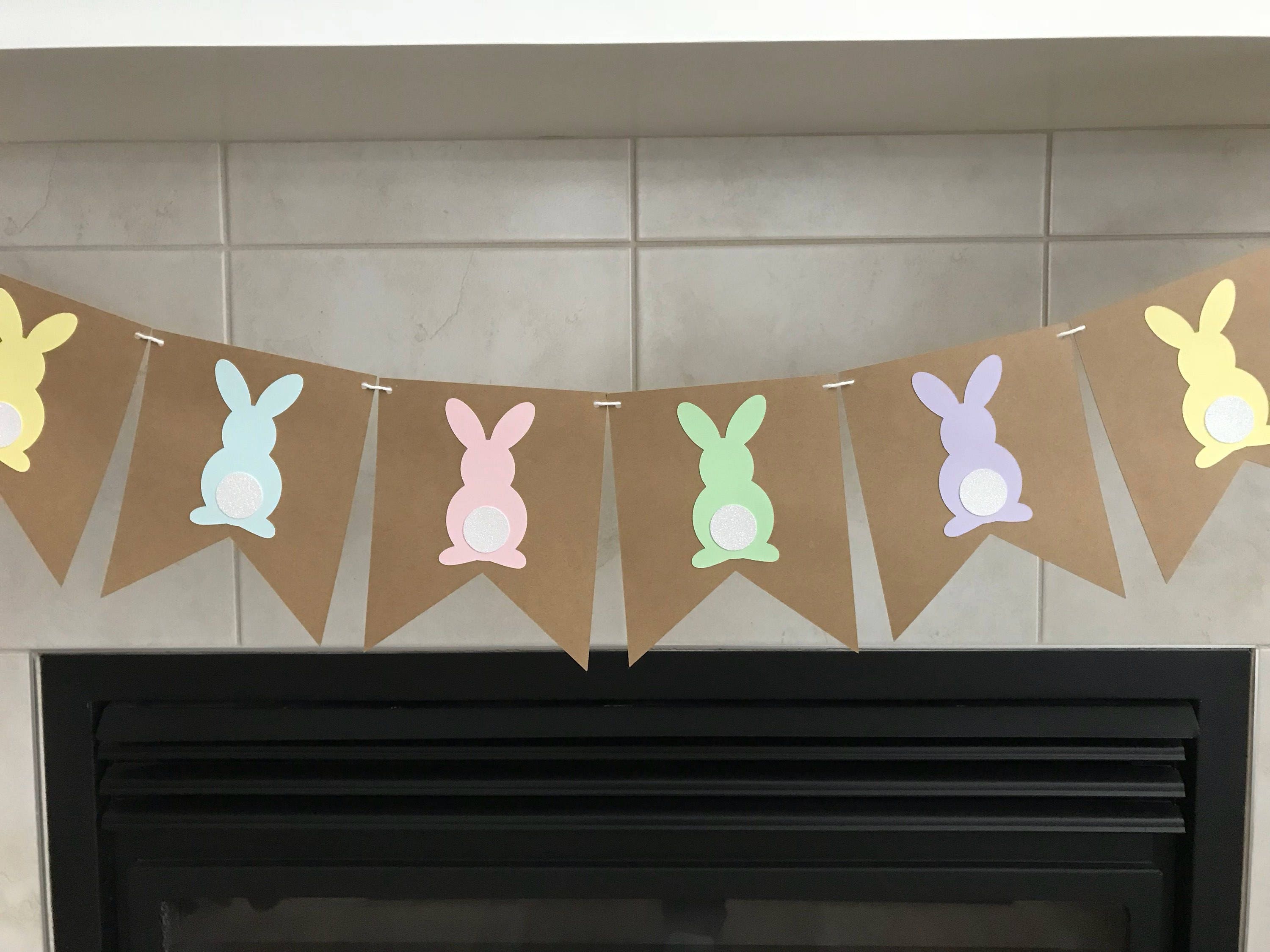 Easter Bunny Banner Easter Bunny Easter Banner Bunny - Etsy Canada