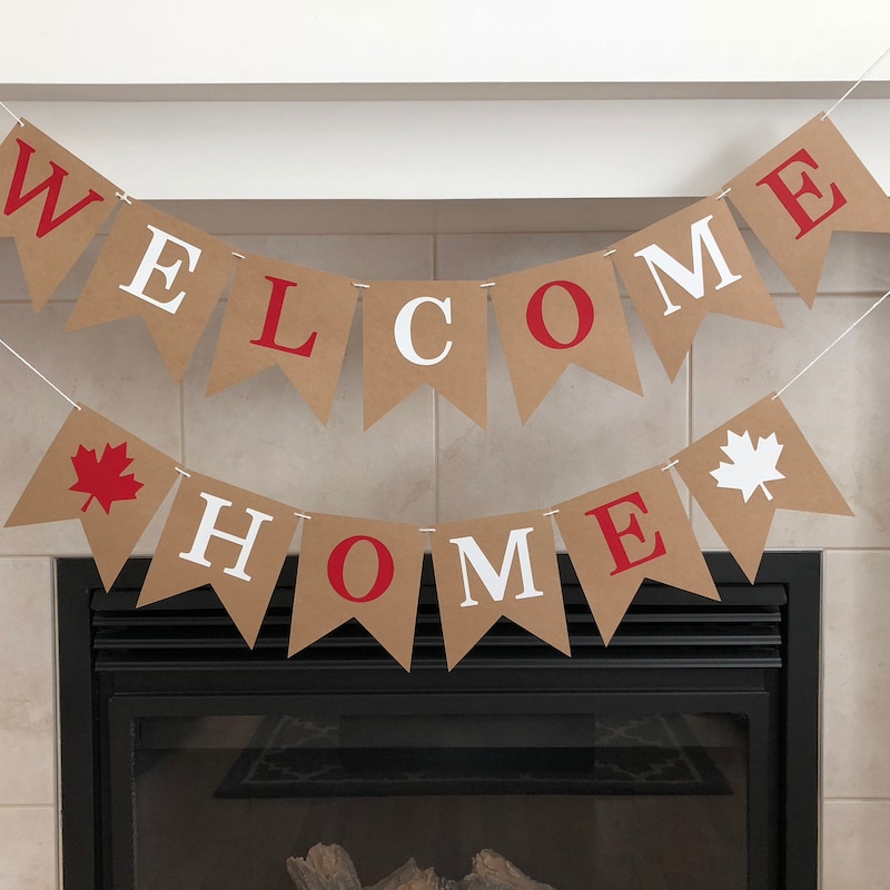 Welcome Home Banner - Etsy