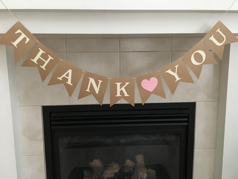 Thank You Banner Wedding Decor Thank You Photos Photo Prop - Etsy