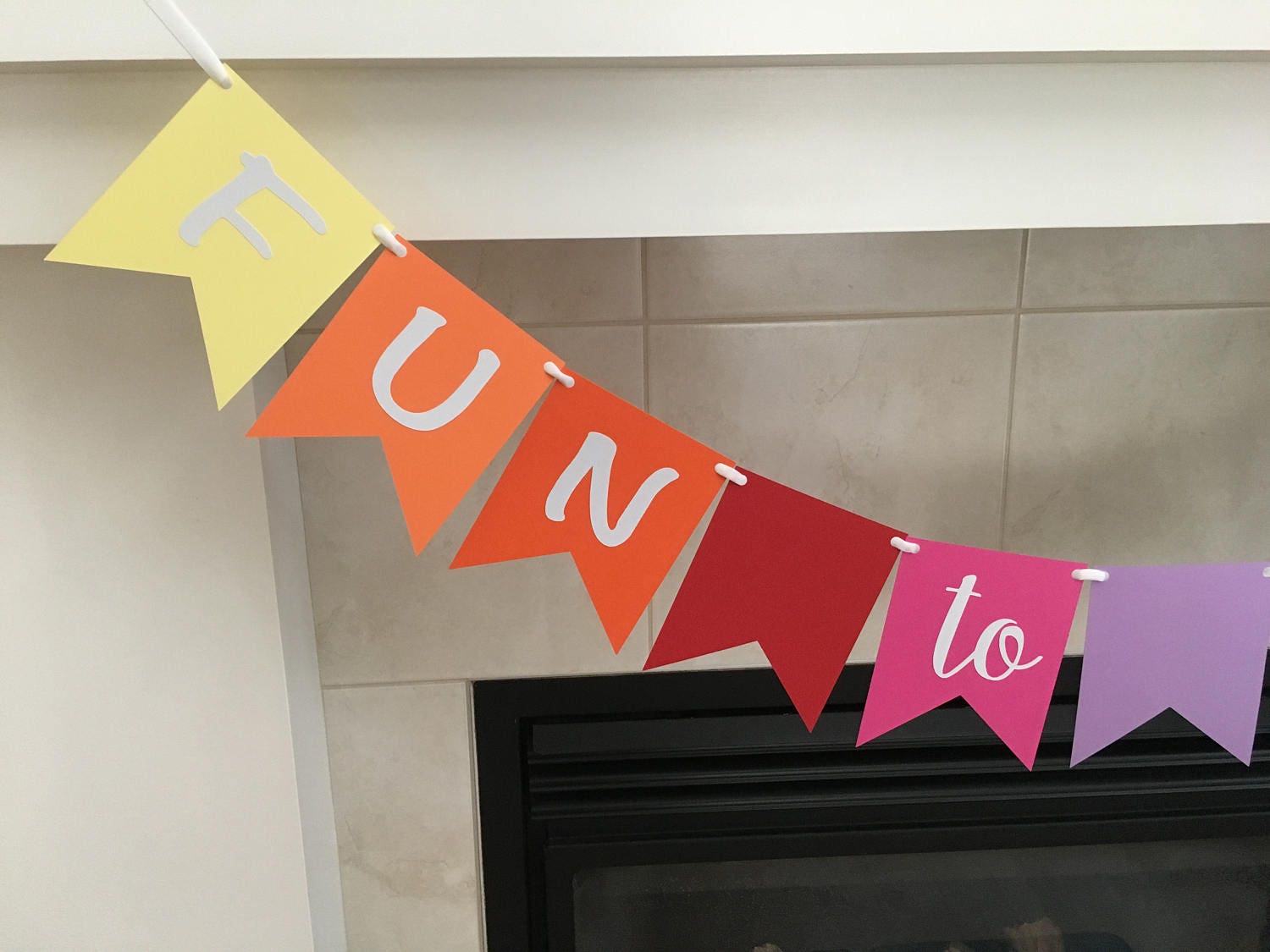 Fun to Be One First Birthday Banner 1st Birthday Banner - Etsy