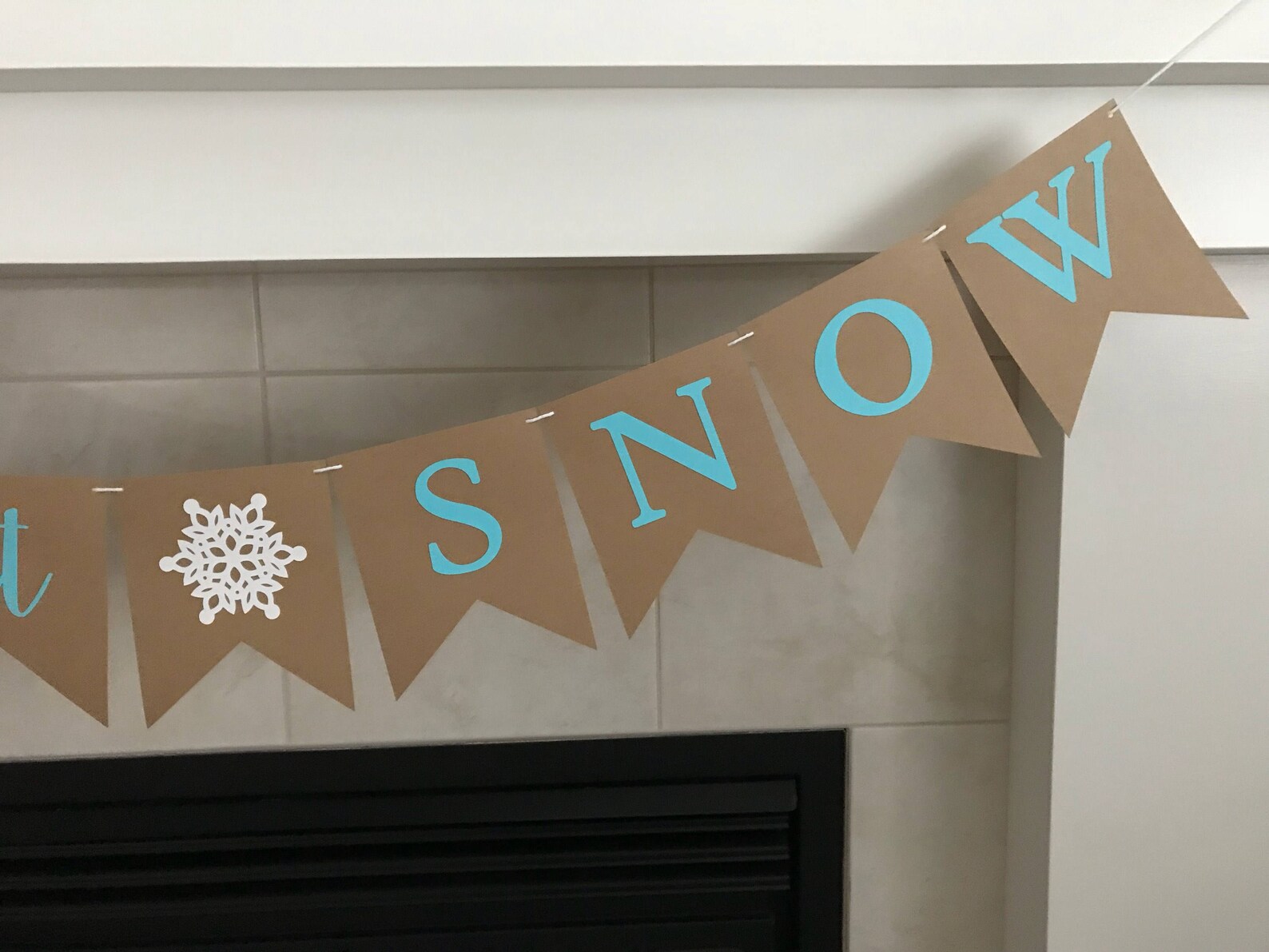 Let It Snow Banner Holiday Banner Let It Snow Winter - Etsy Canada