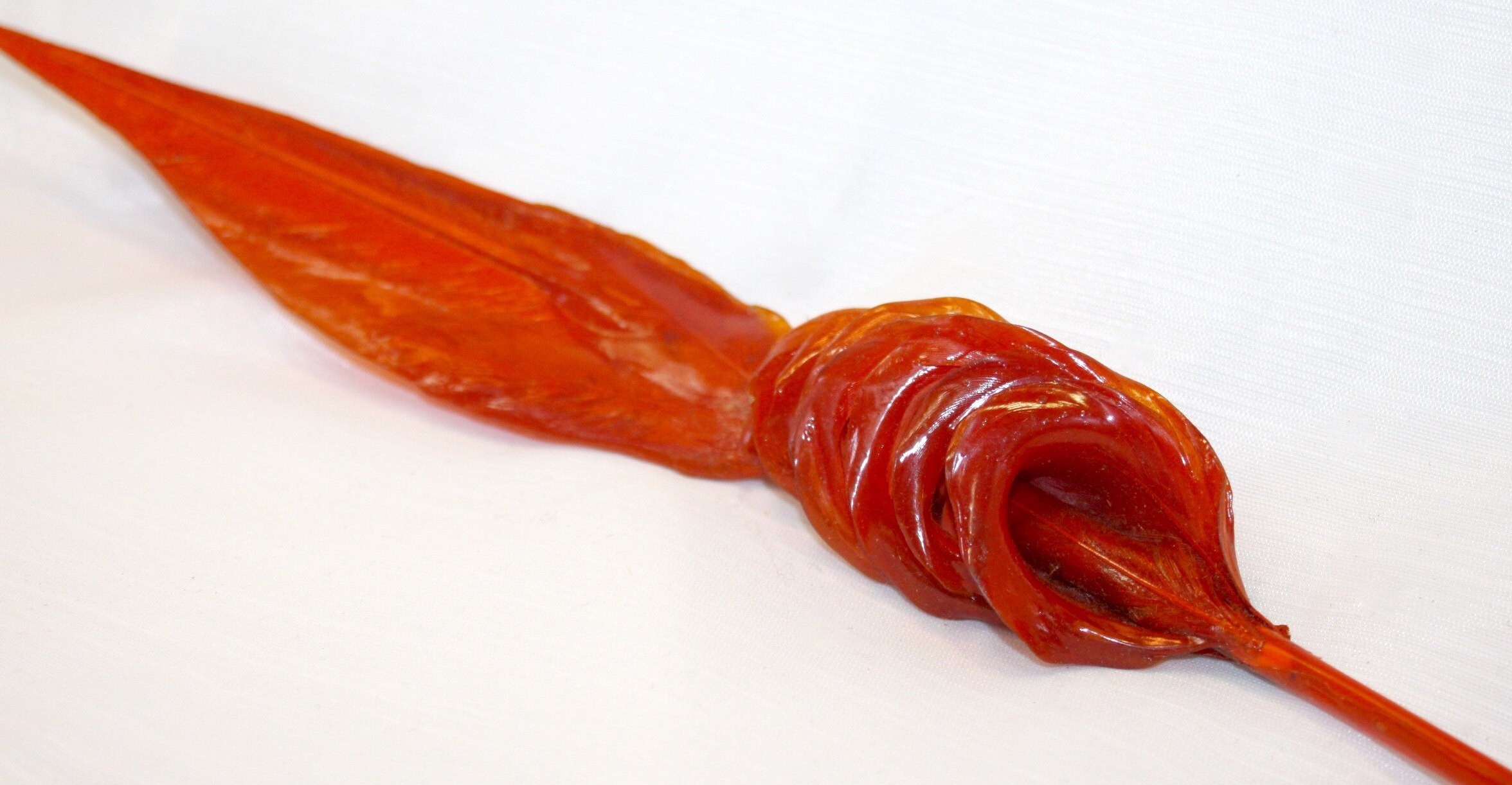 Orange Long Eagle Feathervintage 30sgreat Vintage Feather | Etsy