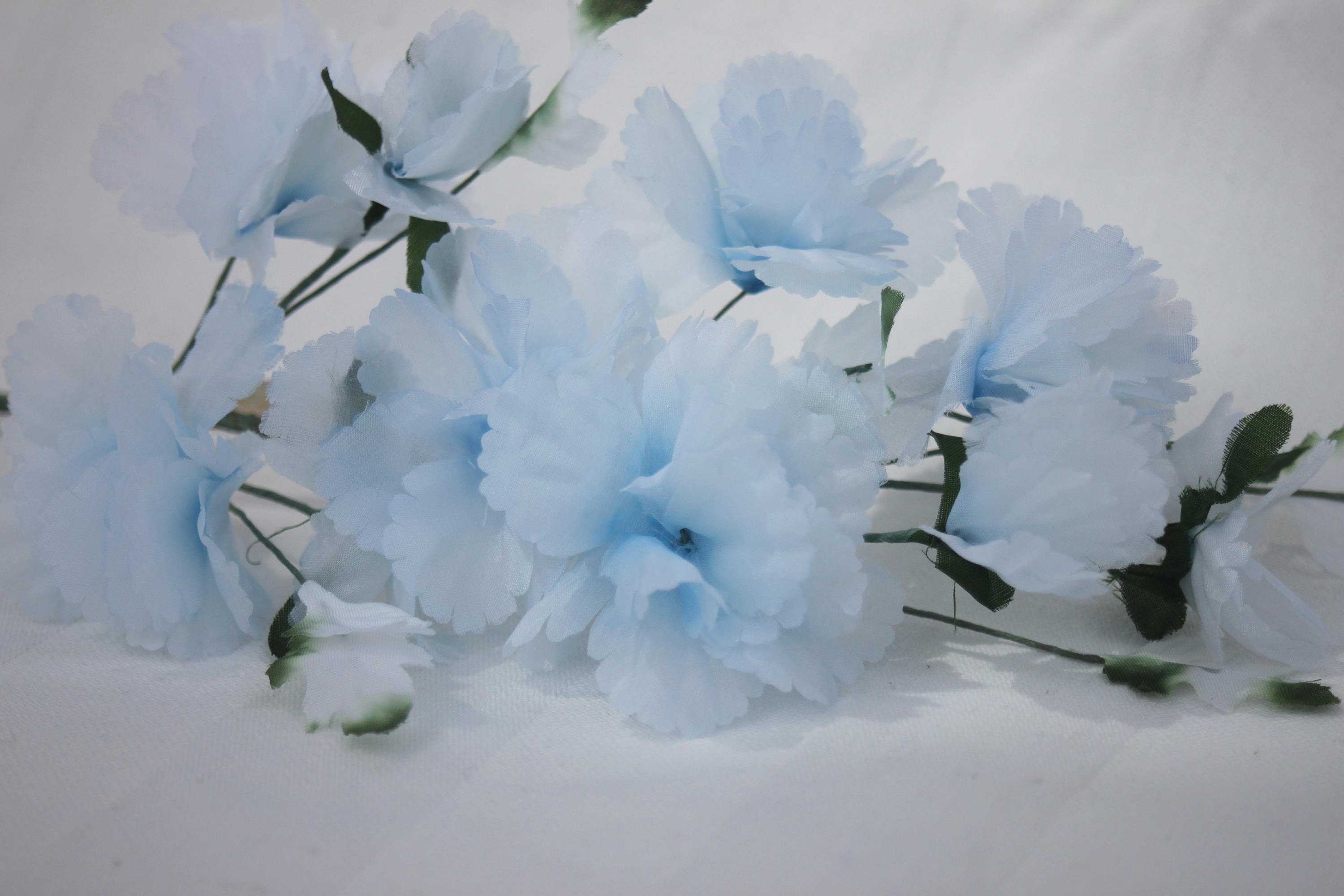 Blue vintage 80s flowers on boughblue flower bouquetMilliner | Etsy