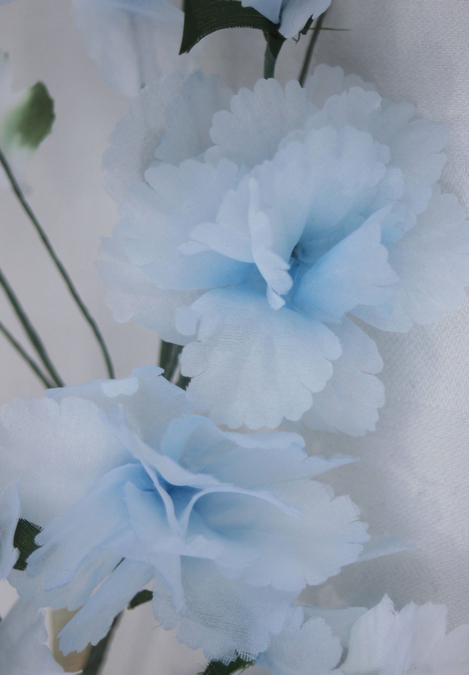 Blue Vintage 80s Flowers on Boughblue Flower Bouquetmilliner - Etsy