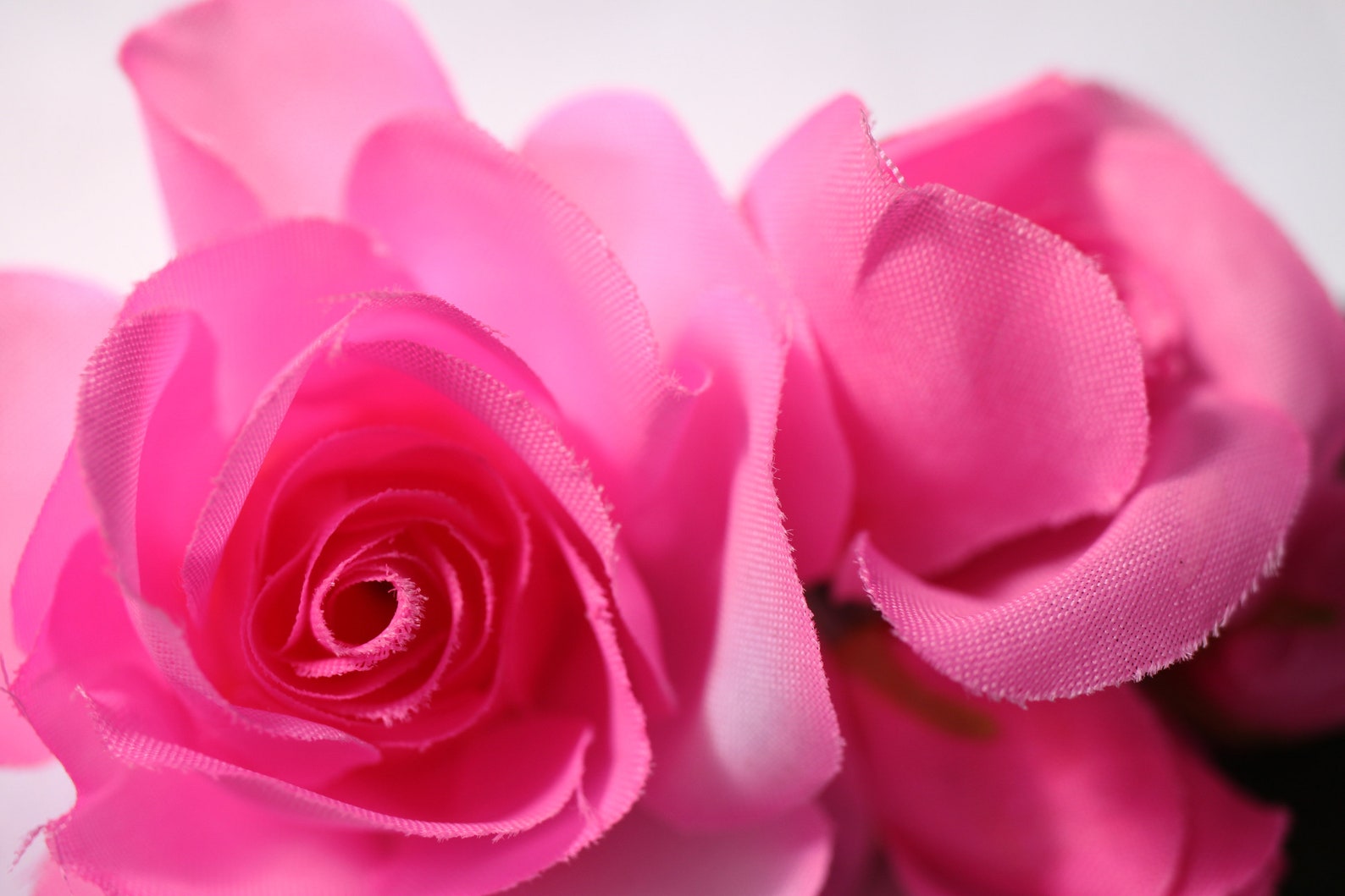 Vintage 80s Flashy Pink Roses80s Roses Corsagefabric - Etsy