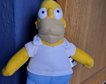 Homer Simpson Plush Doll - Etsy
