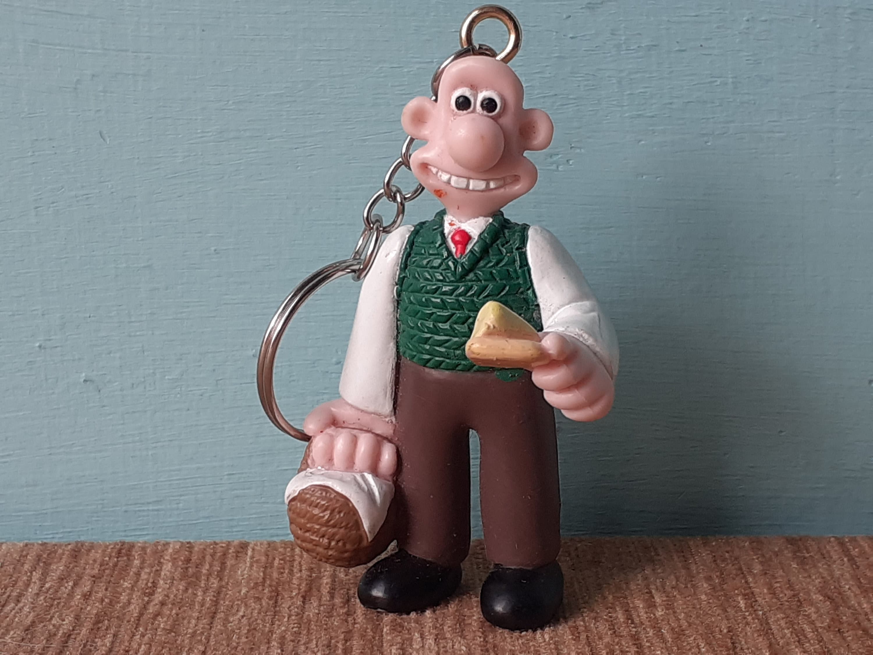 WALLACE AND GROMIT Wallace Vinyl Figure Vintage 1989 Rare Toys Dolls ...