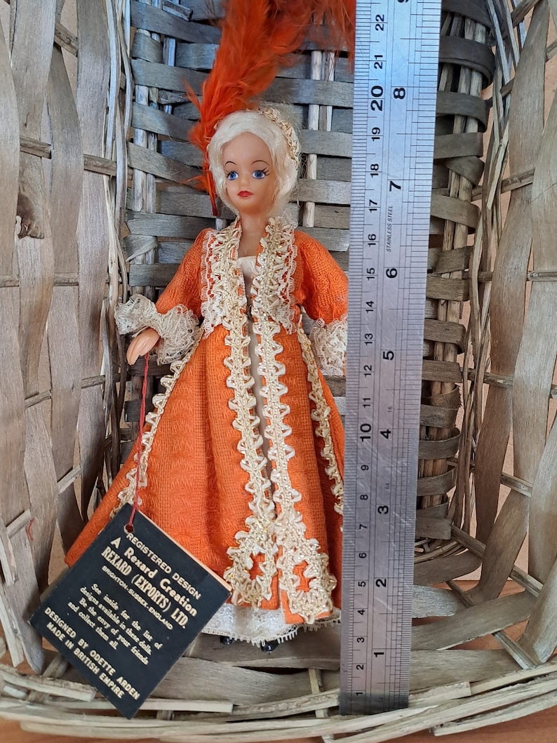 Rexard Madame Du Barry Doll Historical Figure Vintage Souvenir Original ...