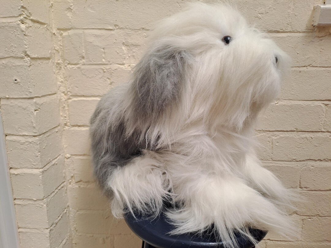 Huge Vintage Rycroft's Wales Old English Sheepdog Dulux Puppy Dog Teddy ...