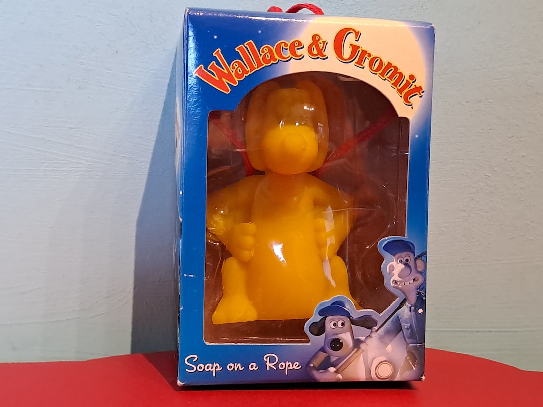 Rare Wallace and Gromit Curse of the Were-rabbit Soap on a Rope ...
