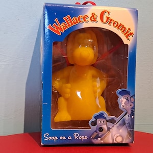 Rare Wallace and Gromit Curse of the Were-rabbit Soap on a Rope ...