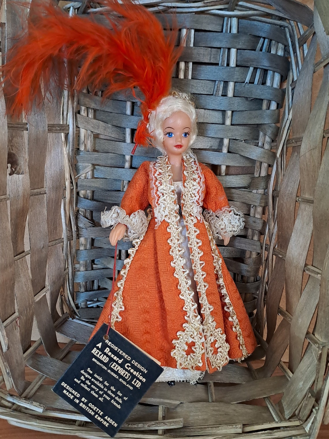 Rexard Madame Du Barry Doll Historical Figure Vintage Souvenir Original ...
