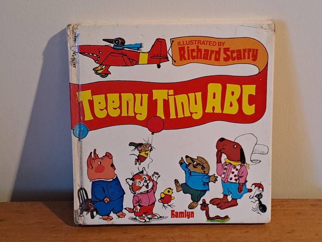 Vintage Robert Scarry Teeny Tiny ABC Alphabet Hamlyn Nostalgic Children ...