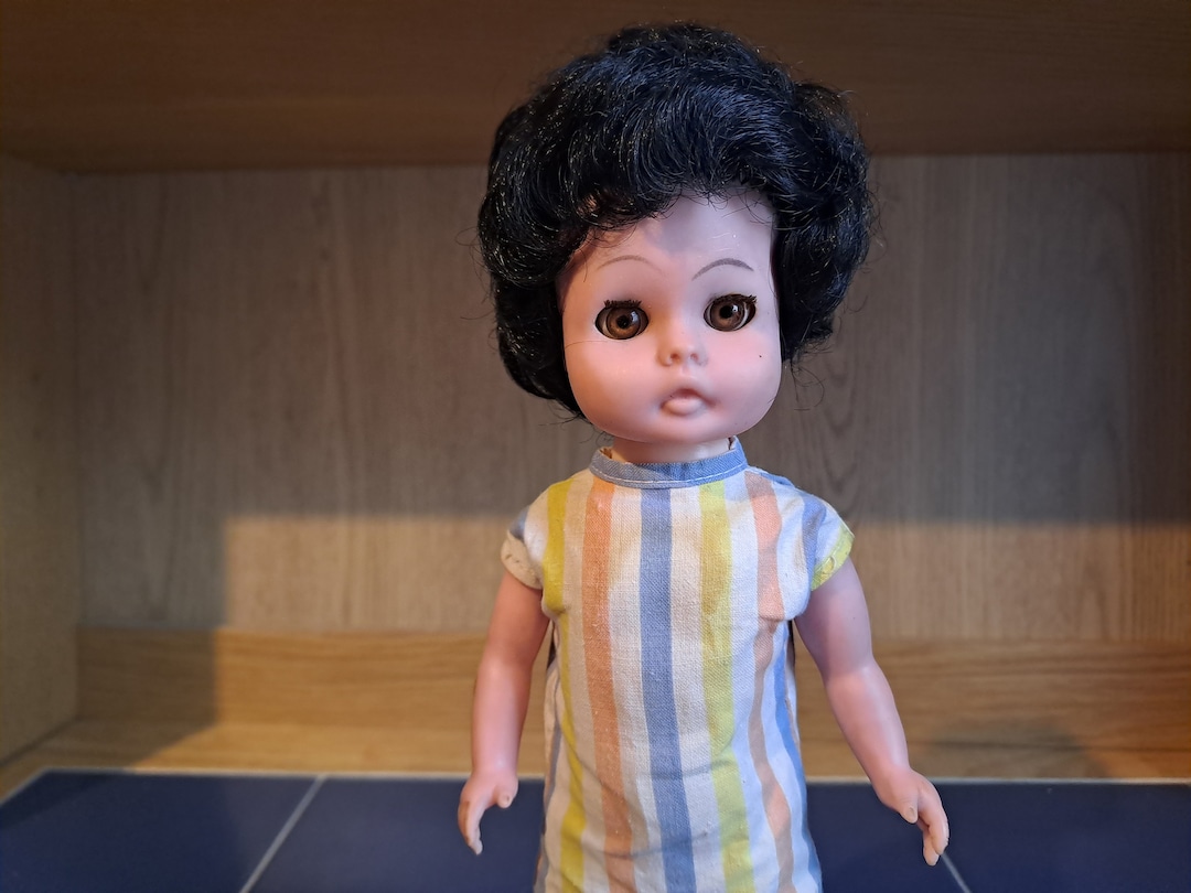 Vintage Crolly Dolly Ireland Black Hair Collectable Doll Figure in ...