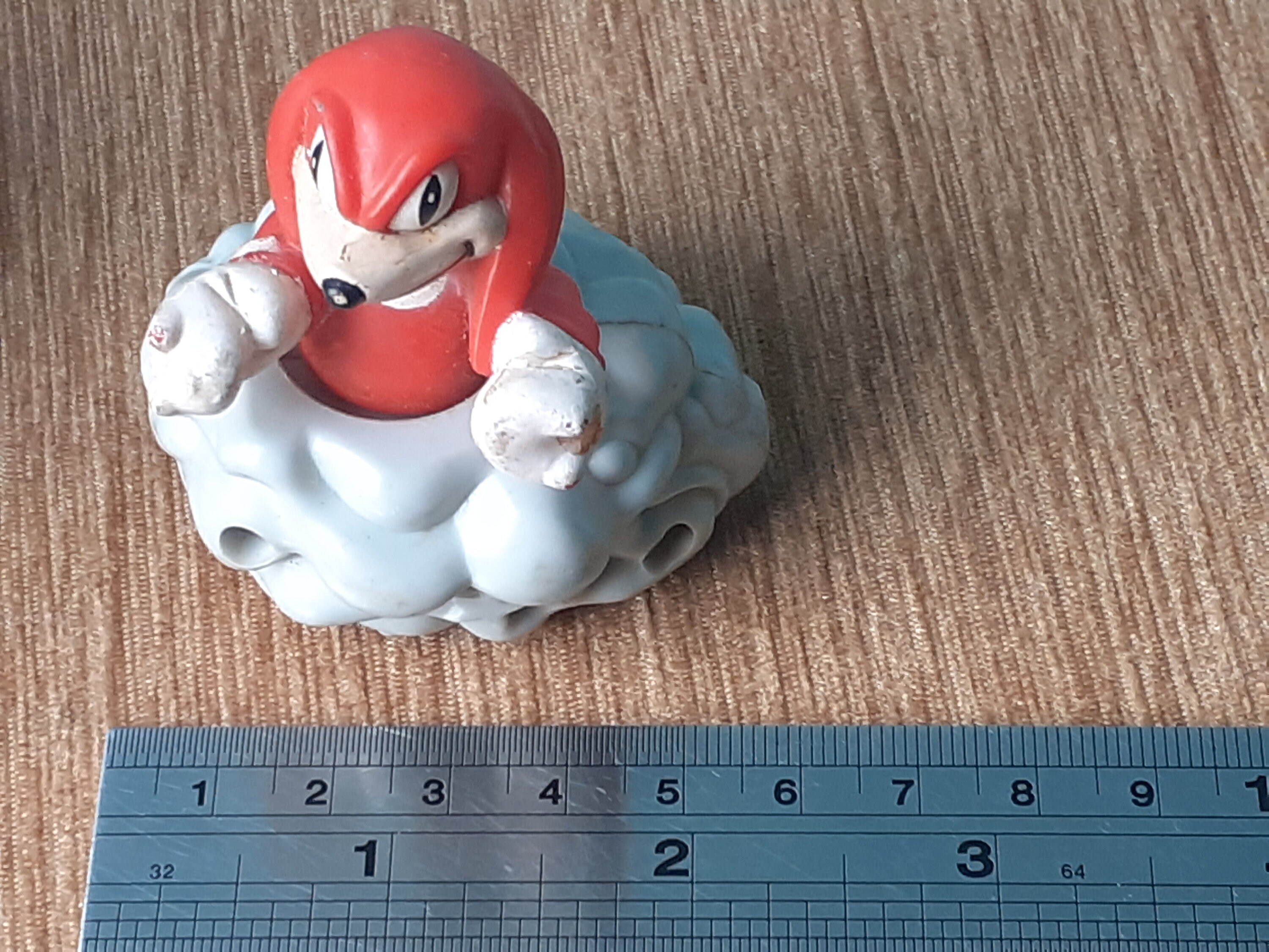 Knuckles O the Echidna 1990 Spinning Sega Push Along Toy - Etsy