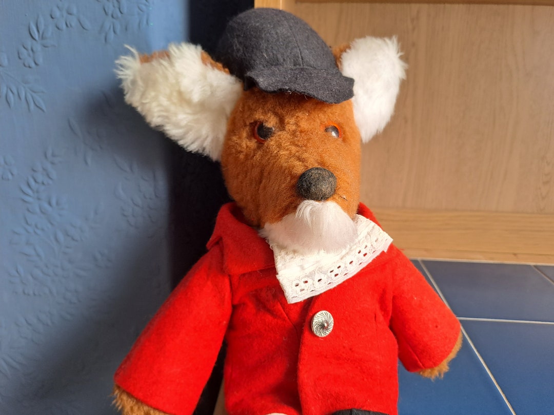 Large 70s Fox Hunter Dressed Teddy Vintage Plush Collectors Toy. - Etsy
