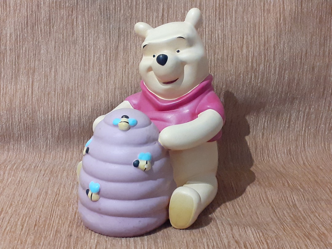 Rare Vintage Disney Winnie the Pooh and Honey Pot Money Box Piggy Bank ...