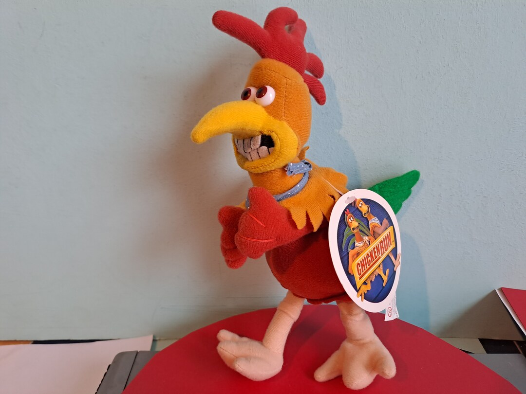 Rocky Gripper Hugger Clapping Vintage Chicken Run Plush Toy With ...