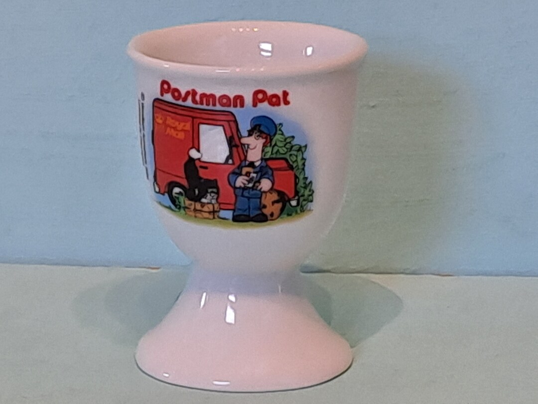 Postman Pat Egg Cup Collectable Vintage TV Show Woodlands Animations ...