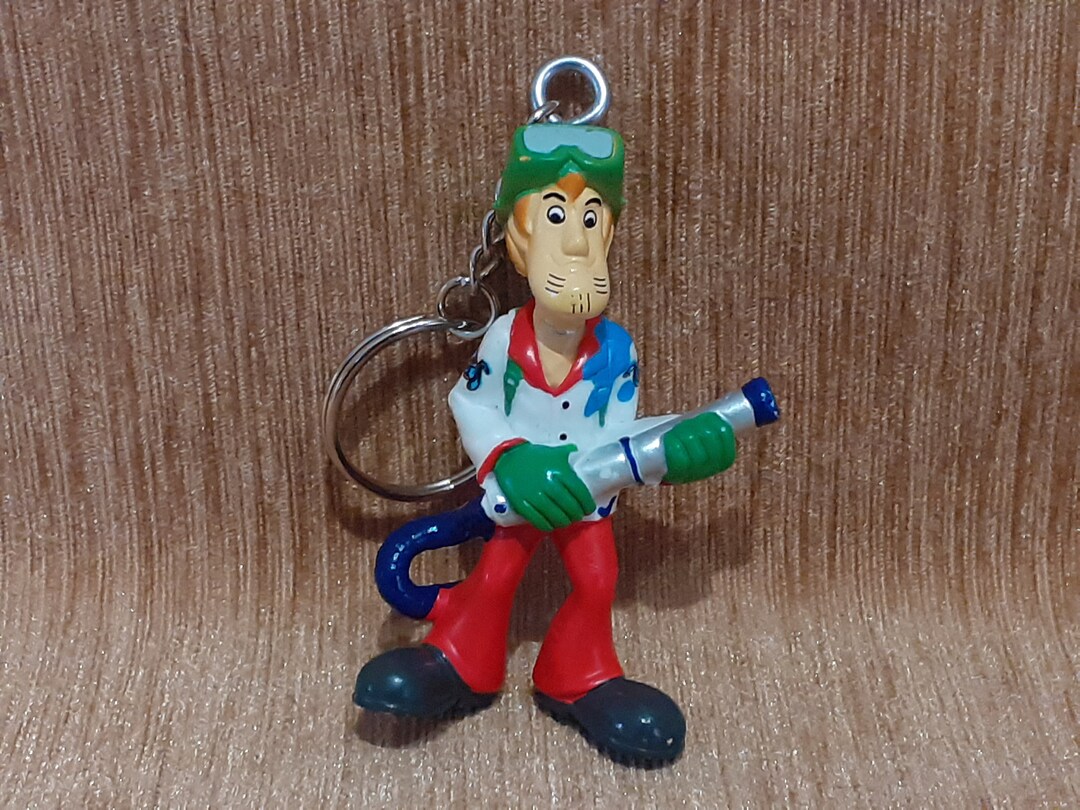 Scooby Doo Shaggy Ghostbusters Zipper Charm Keyring, Key, Chain, Fob ...