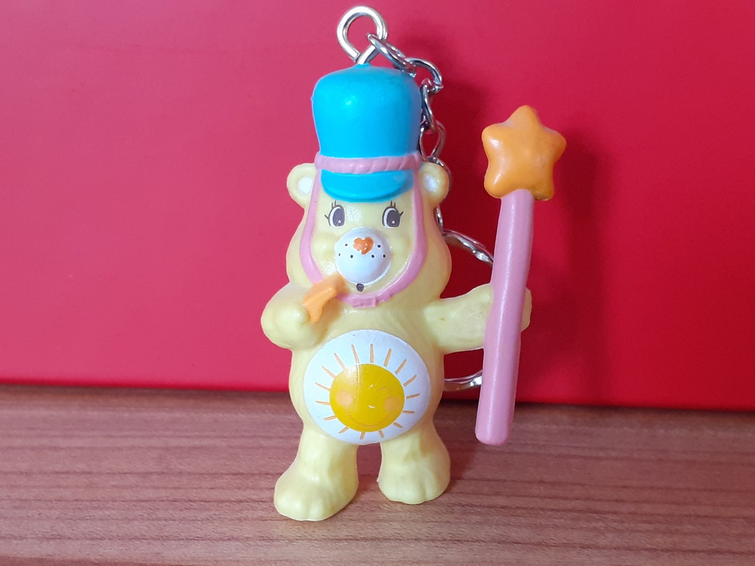 Kenner Care Bear Funshine Rare Majorette Keyring, Key, Chain, Fob, Ring ...
