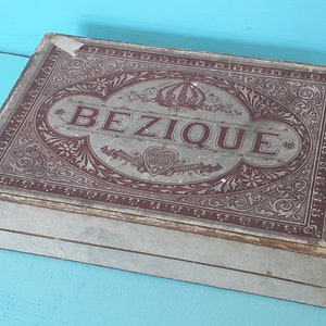 Antique Royal Game of Bezique by Goodall Camden Playing Card Box Set ...