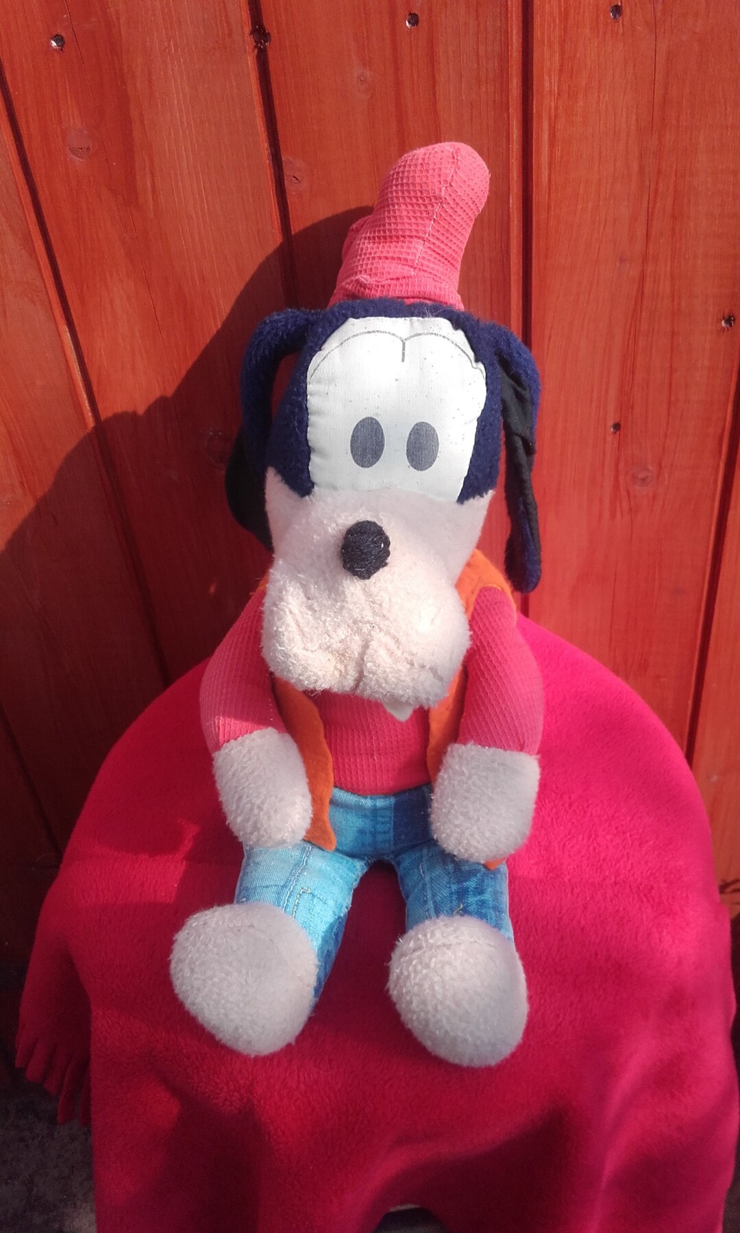 1970s Goofy Soft Toy - Vintage Disney Character Stuffed Toy in Blue ...
