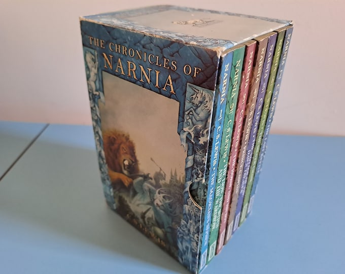 The Complete Chronicles of Narnia Box Set of Grafton Books Lion Witch ...