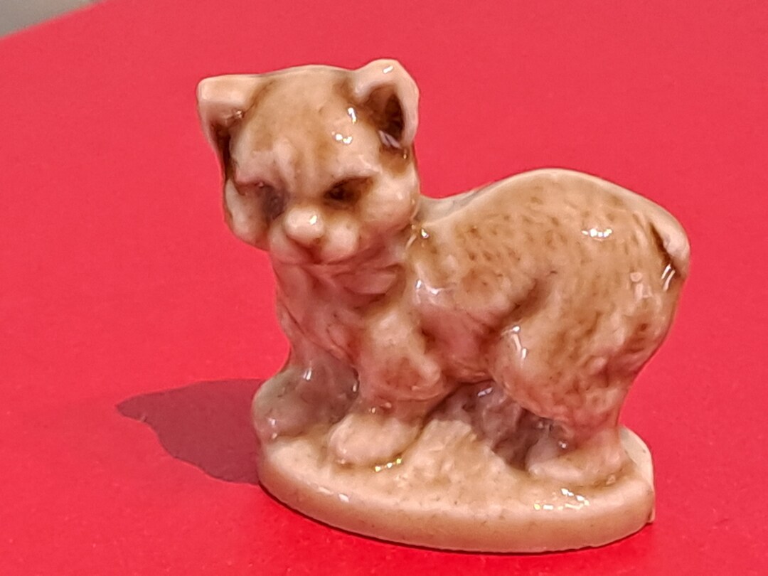 Wade Whimsies Miniature Manx Cat Porcelain Figure Figurine - Etsy