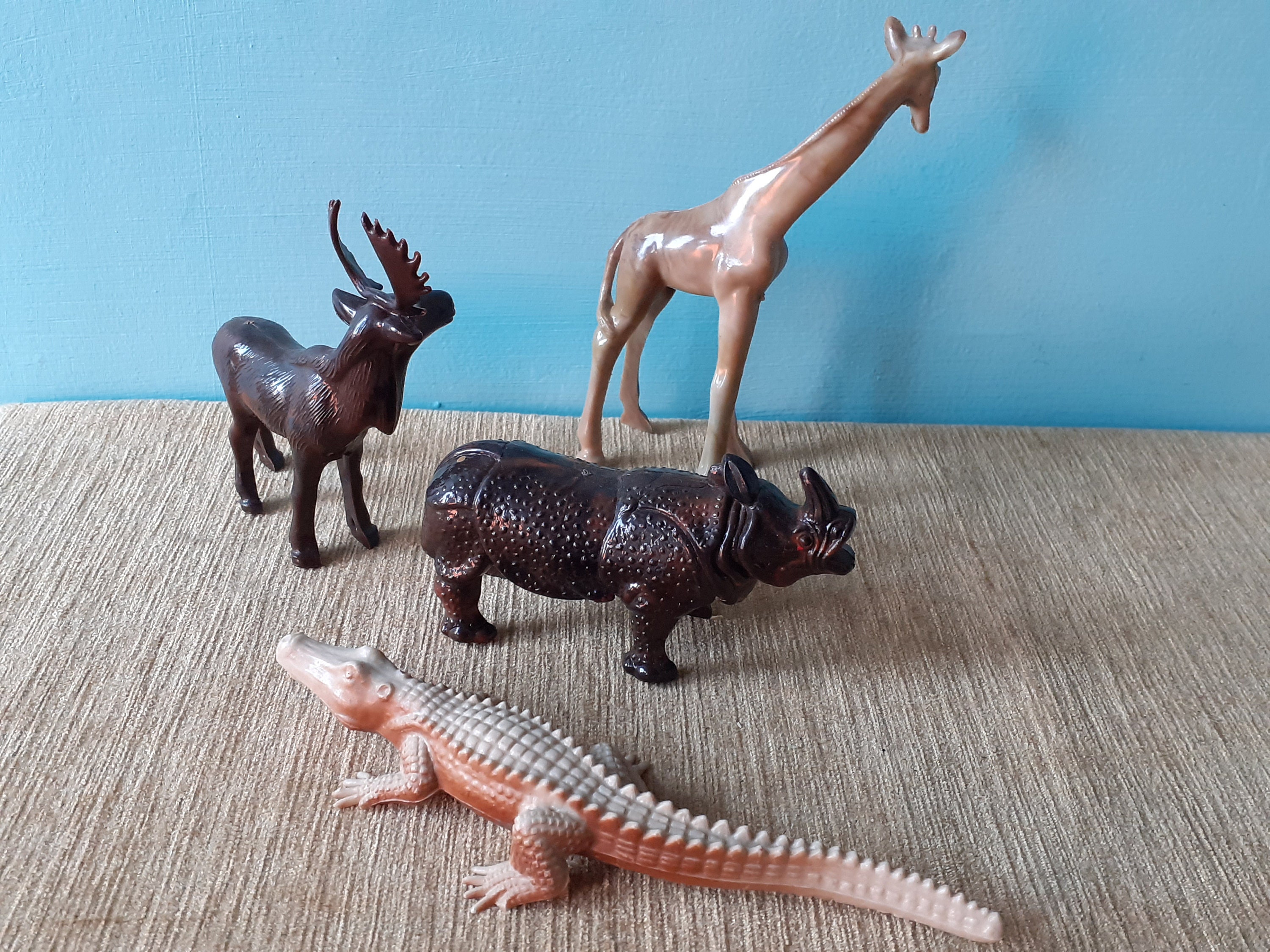 Bergen Toy Hard Plastic Zoo Jungle Wild Animal Collection. - Etsy