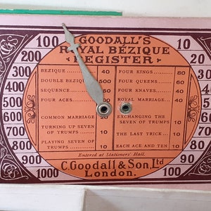 Antique Royal Game of Bezique by Goodall Camden Playing Card Box Set ...