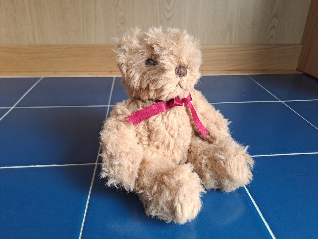 Russ Berrie Schubert Teddy Bear - Little Vintage Collectors Plush Toy. - Etsy