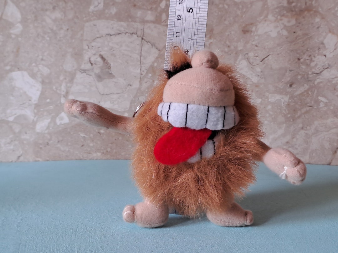 Crazy Captain Caveman Man Cave Gift Plush Vintage Figure Zipper Charm ...