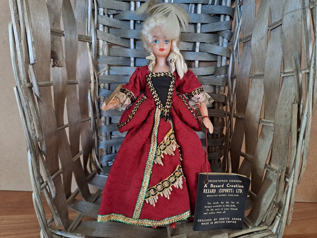 Rexard Madame Pompadour Doll Historical Figure Vintage Souvenir ...