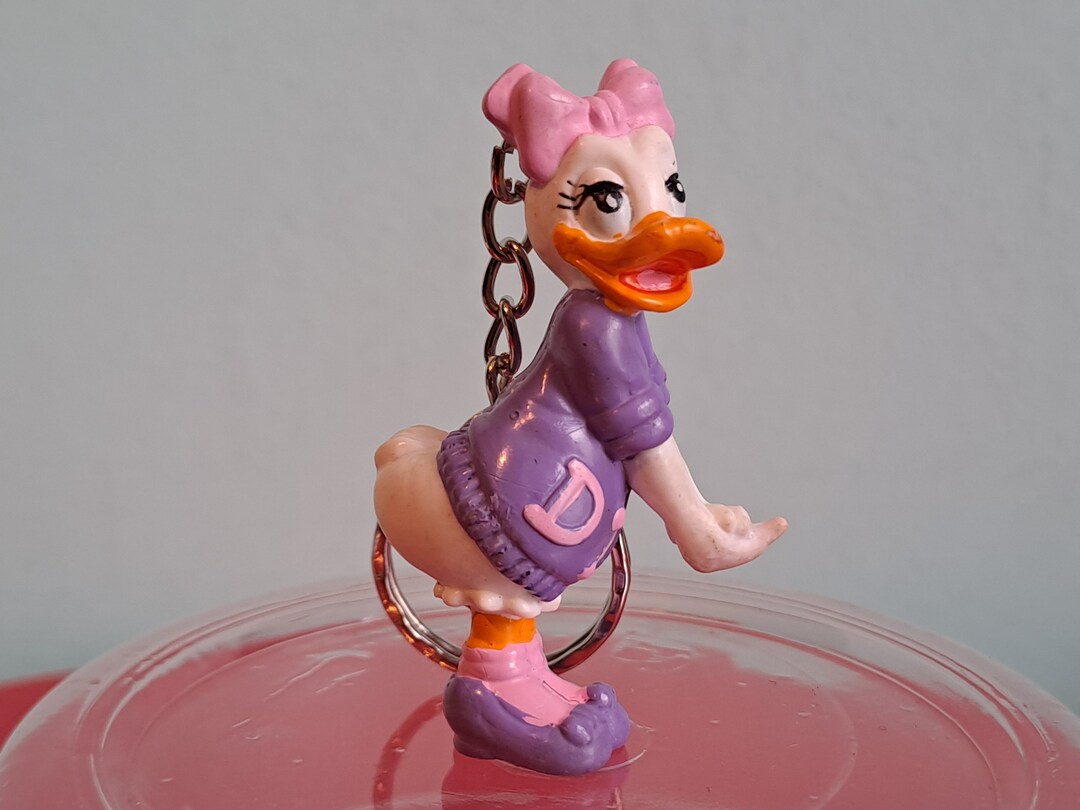 Daisy Duck Disney Applause Zipper Charm, Keyring, Dangler Original Rare ...