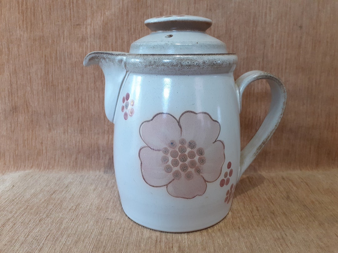Denby Gypsy Chunky Coffee Pot Vintage Stoneware Ceramic Decorative ...