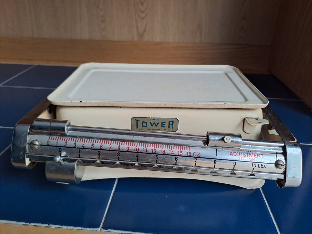 Tower Mid Century Beam Balance Weighing Measuring Scales - Made in ...