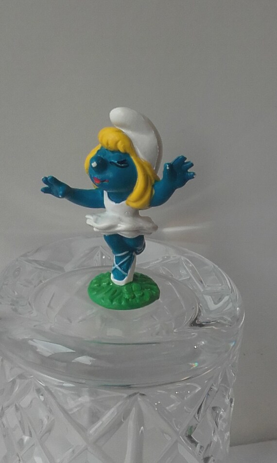 Vintage Smurf Smurfette Ballet Dancer Original Bully Peyo | Etsy