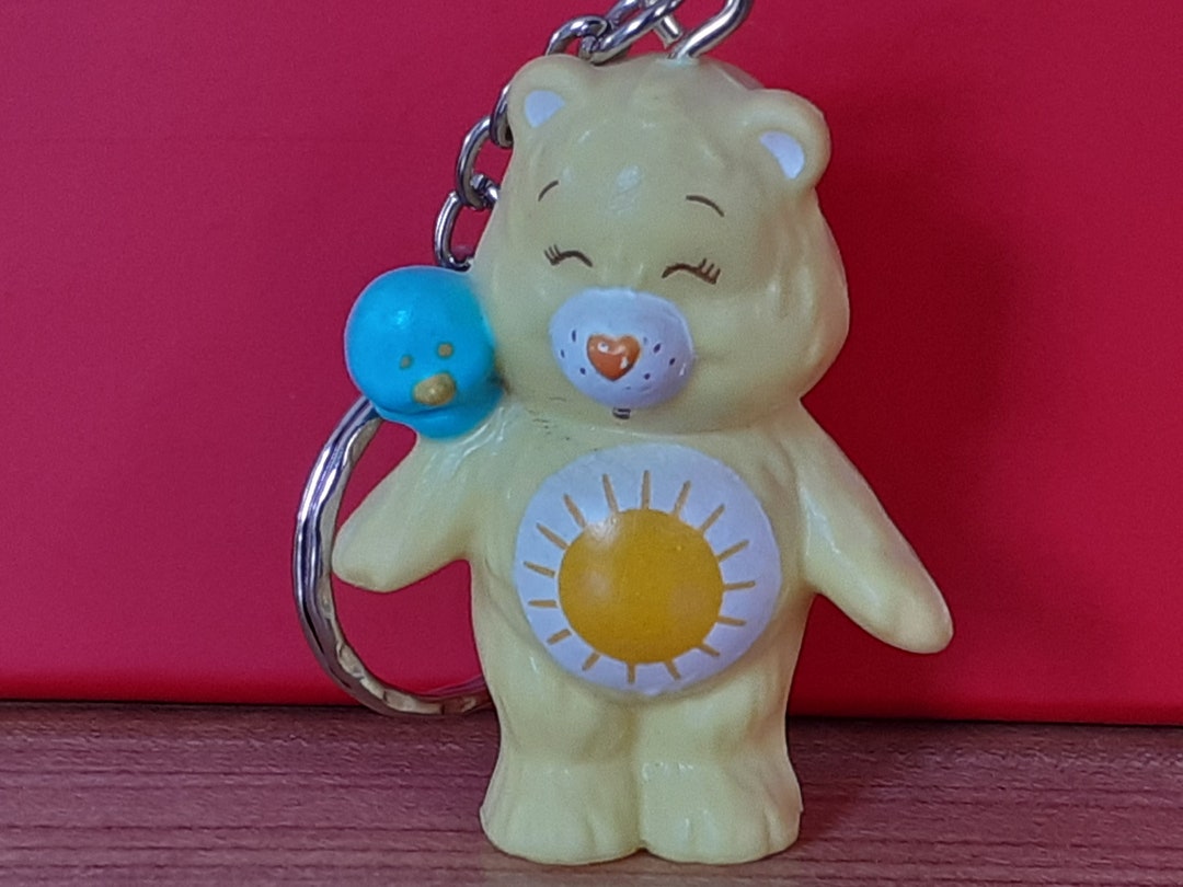 Kenner Care Bear Funshine With Blue Bird Keyring, Key, Chain, Fob, Ring ...