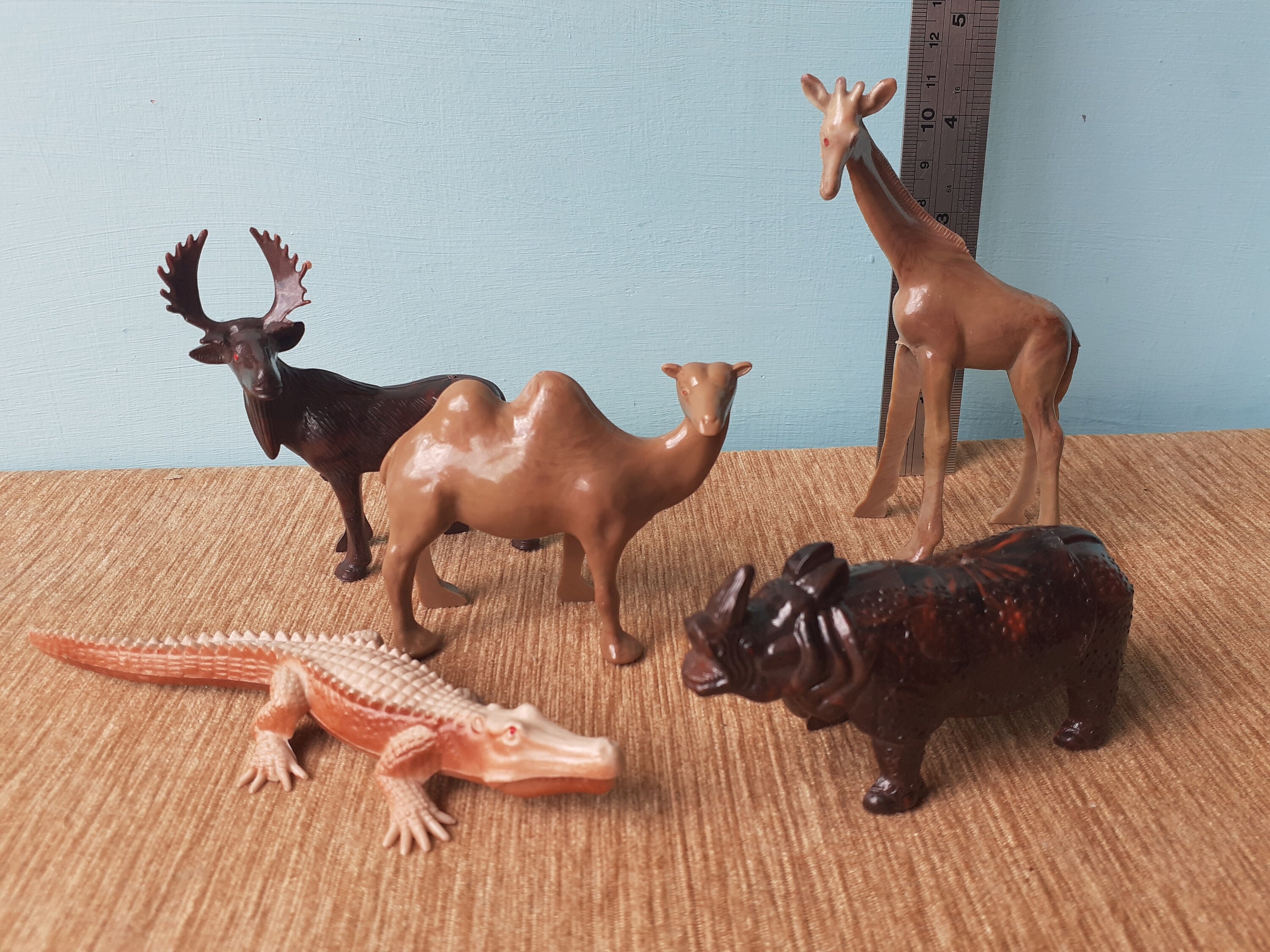 Bergen Toy Hard Plastic Zoo Jungle Wild Animal Collection. | Etsy