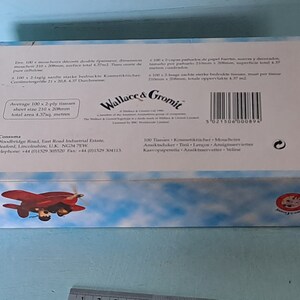 Official Original Wallace and Gromit Box of Man-size Tissues. Dough Gun ...