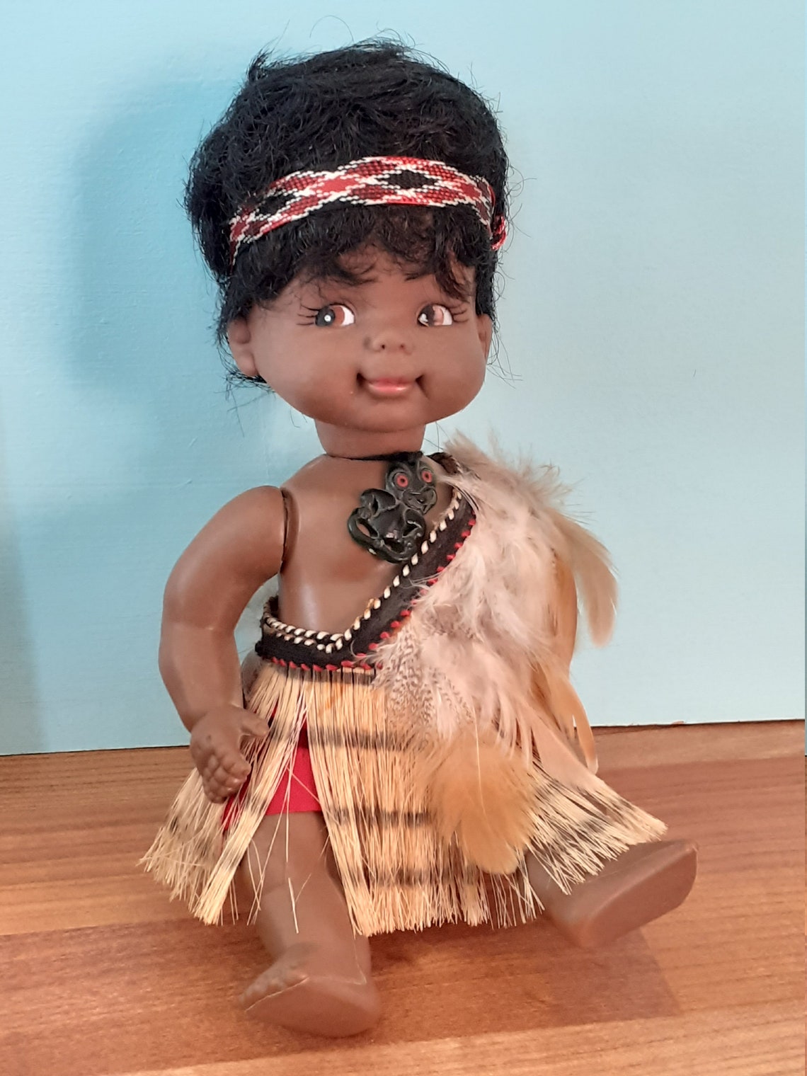 Maori Doll Collectors Souvenir Toy From New Zealand Vintage | Etsy