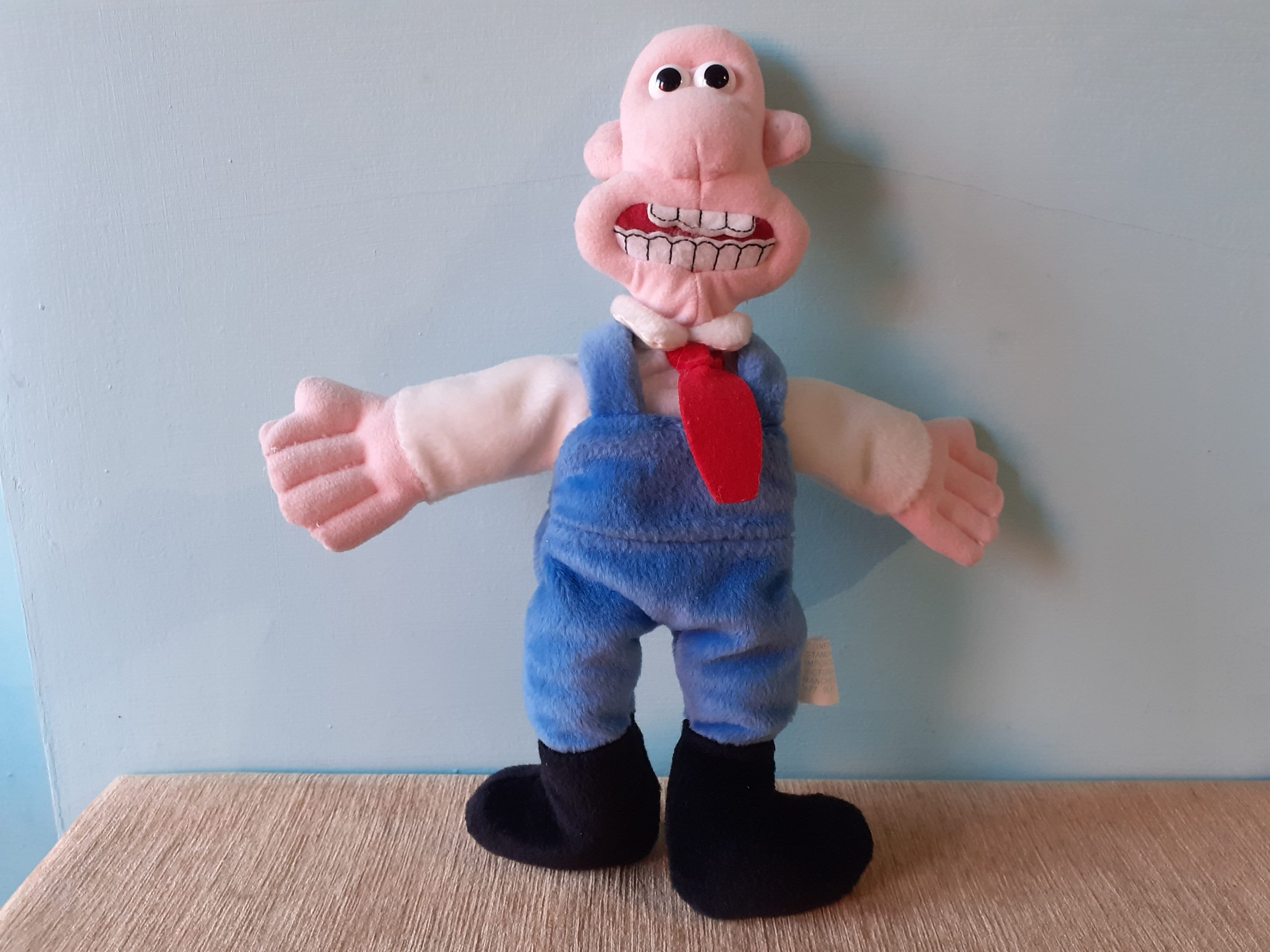 WALLACE AND GROMIT Wallace Vinyl Figure Vintage 1989 Rare Toys Dolls ...
