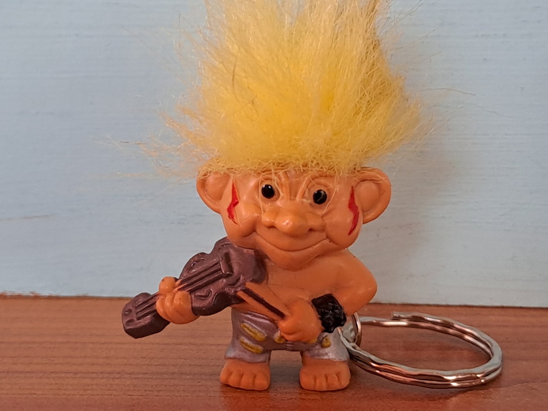 Weetos Cereal Troll Playing Violin Figure Zipper Charm, Dangler, Key ...