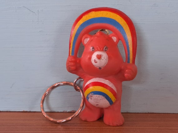 Kenner Cheer Rainbow Care Bear Keyring, Key, Chain, F… - Gem
