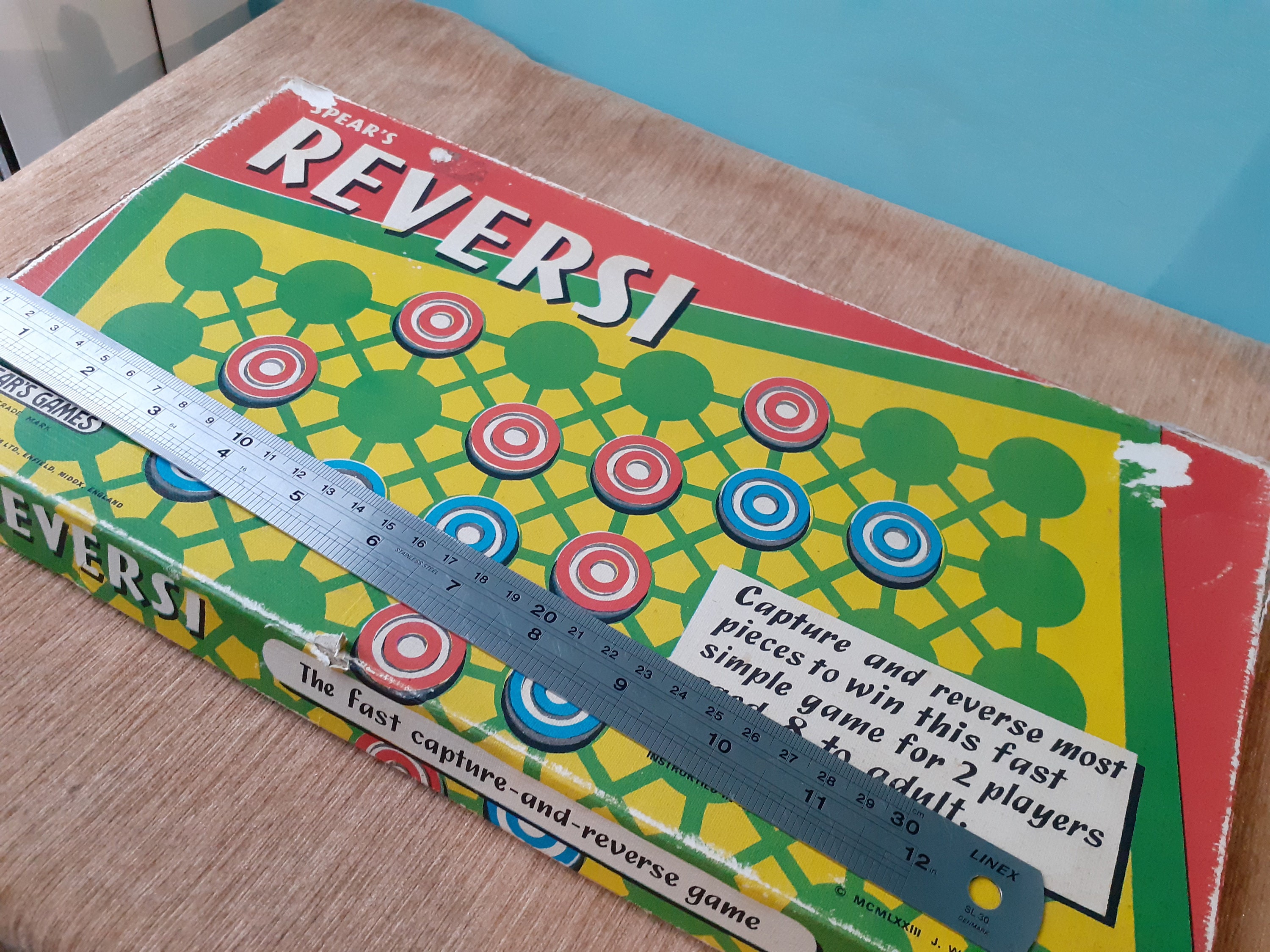 Spear's Games Reversi Vintage 1970s Counter Board Game | Etsy