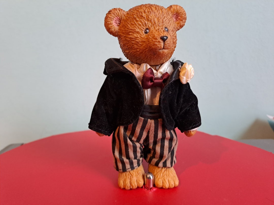 Groom Russ Teddy Town Bear Collection Vintage Jointed Collectors Figure ...