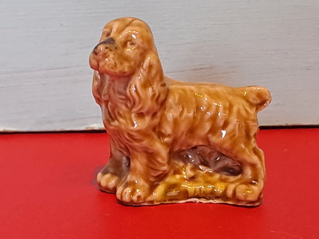 Wade Whimsies Miniature Spaniel Dog Porcelain Figure, Figurine ...