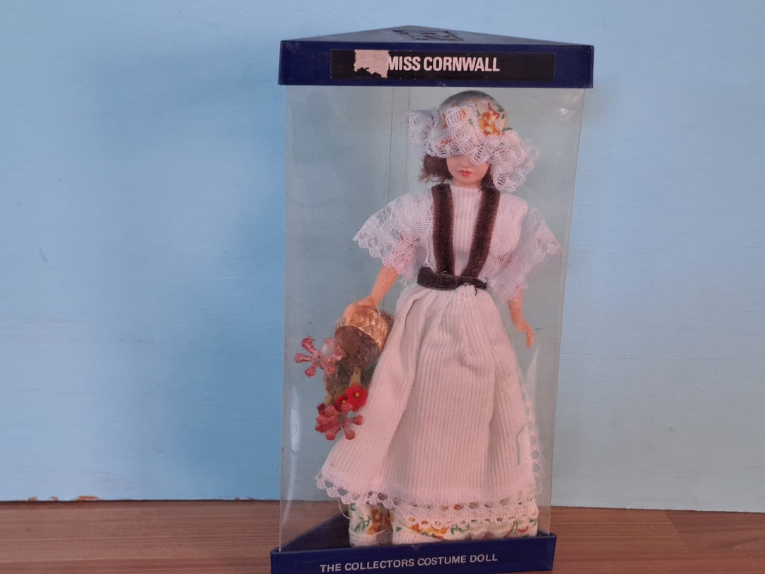 Rexard Miss Cornwall Flower Girl Doll Vintage Traditional Dress ...