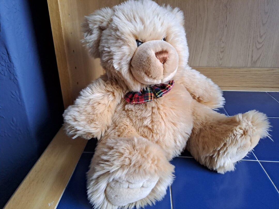 Keel Fluffy Teddy Bear - Cute Soft Vintage Plush Collectors Toy. - Etsy